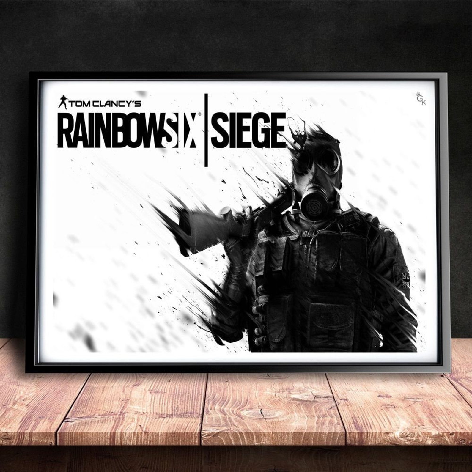 Rainbow Six Siege Wall Art R6 Print Gaming Rainbow Six Video | Etsy