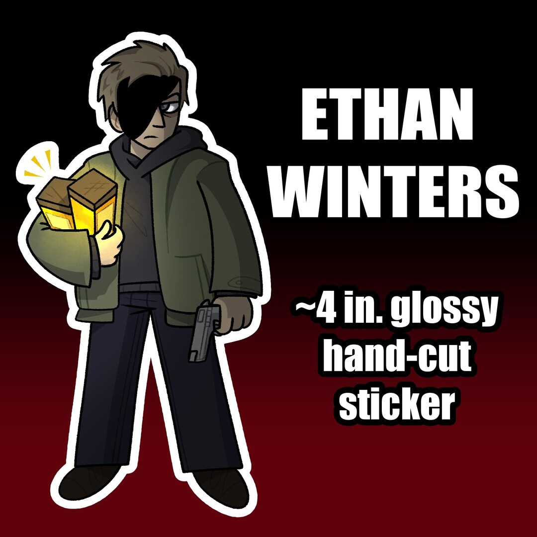 Ethan Winters Hand-cut Sticker - Etsy