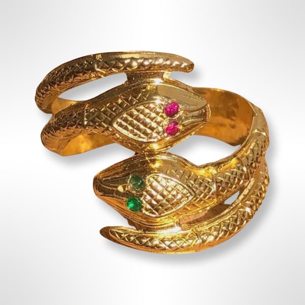 Emerald Snake Ring - Etsy