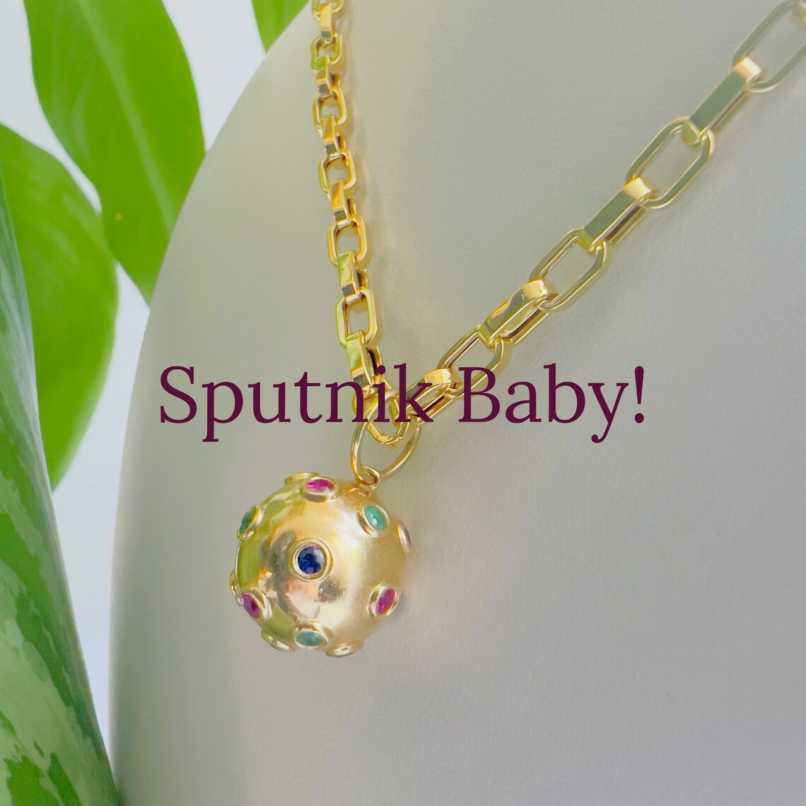 Colorful Sputnik Pendant - Etsy