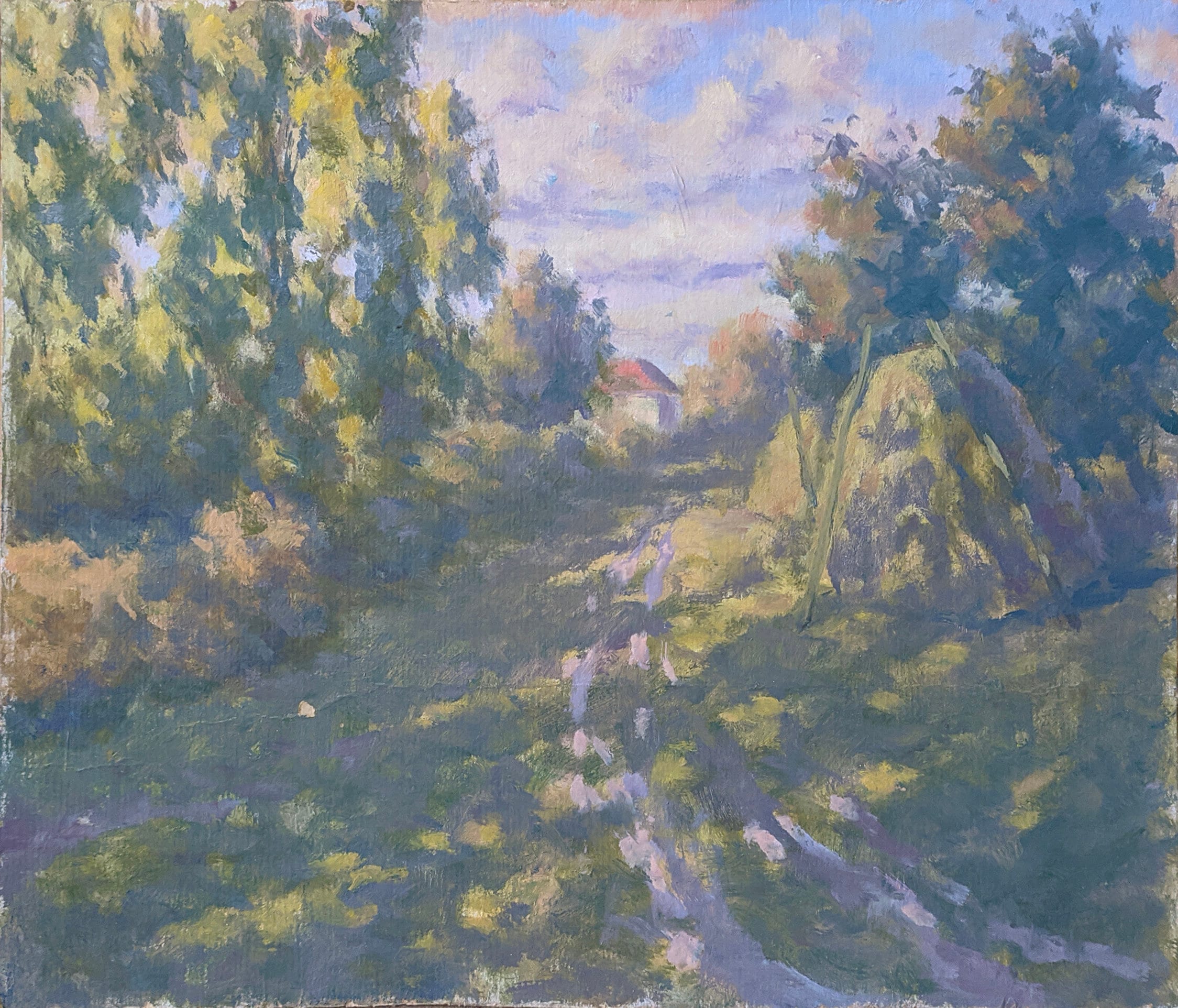 VINTAGE OIL PAINTING One of a kind Original Oil Painting on cardboard ...