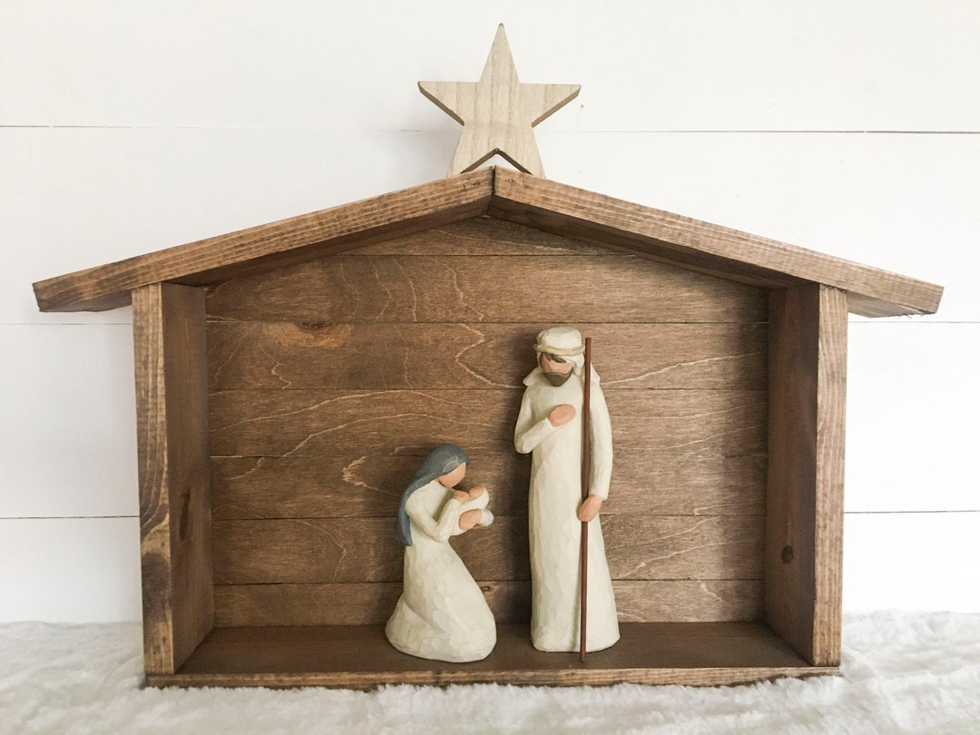 Nativity Creche Stable/barn fits Willow Tree - Etsy