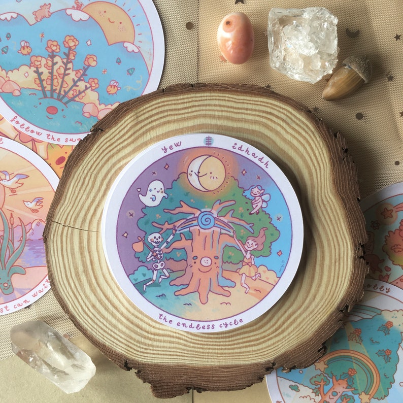 Ogham Tree Oracle, Tree Oracle Deck, Celtic Oracle Cards, Celtic Tree ...