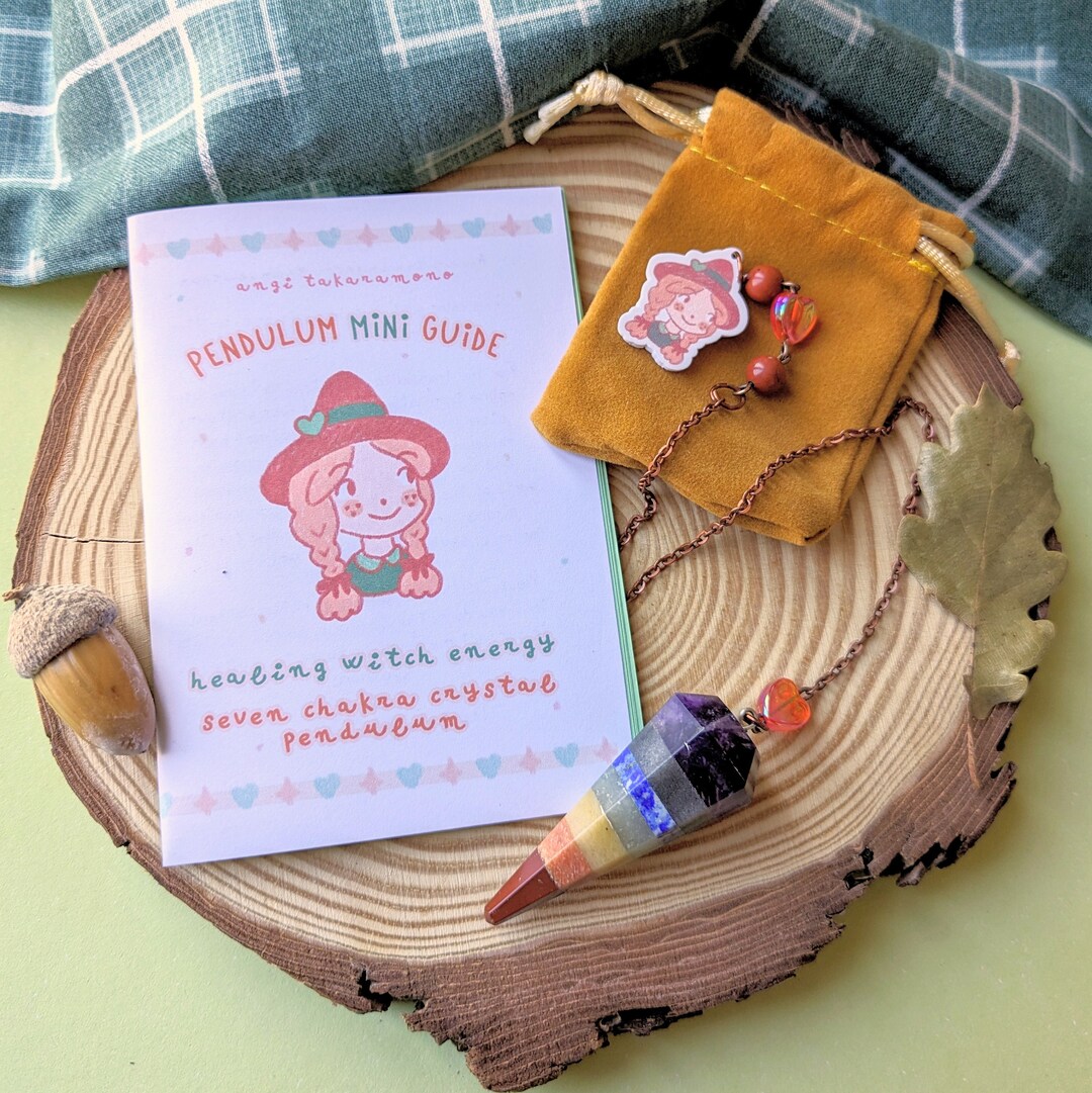 Seven Chakra Pendulum, Rainbow Pendulum, Healing Pendulum, Healer Witch ...