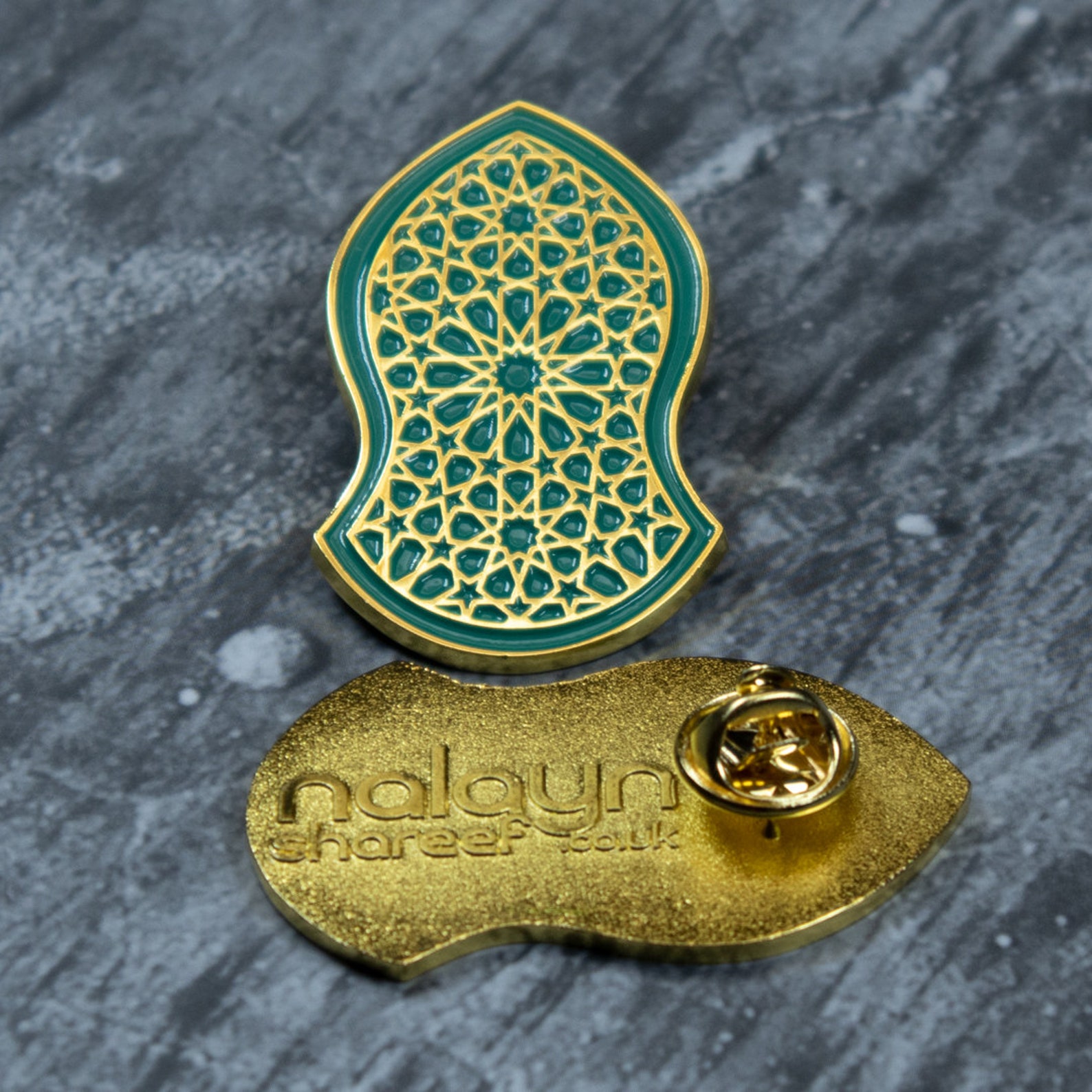 Islamic Geometric Badge: Zinc Alloy Sandal Design - Etsy