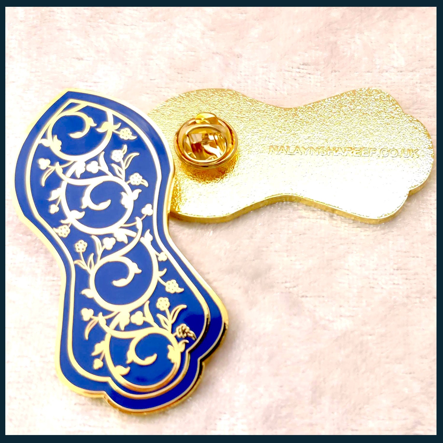 Islamic Accessory, Muslim Pin, Islamic Collectible, Handcrafted Ivy ...