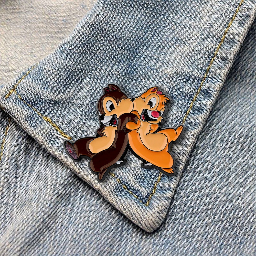 Chip and Dale Rescue Rangers Cartoon Character Enamel Pin,custom Enamel ...