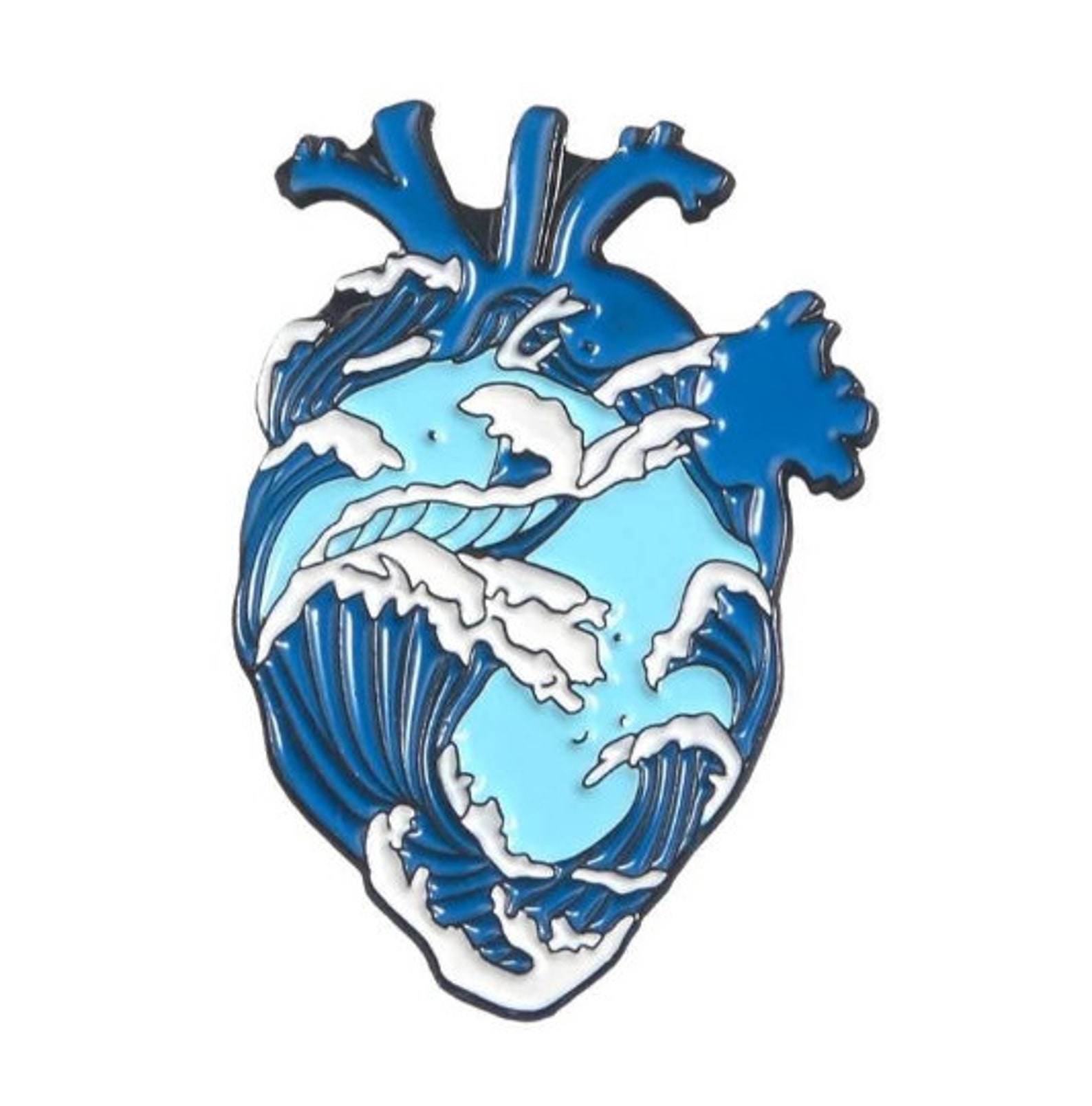 Organ Heart Enamel Pin , Weave Heart Brave Doctor Nurse Medicine , Cute ...