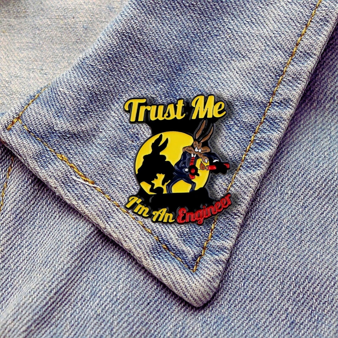 Wile E. Coyote Ant the Road Runner Cartoon Character Enamel Pin, Cute ...