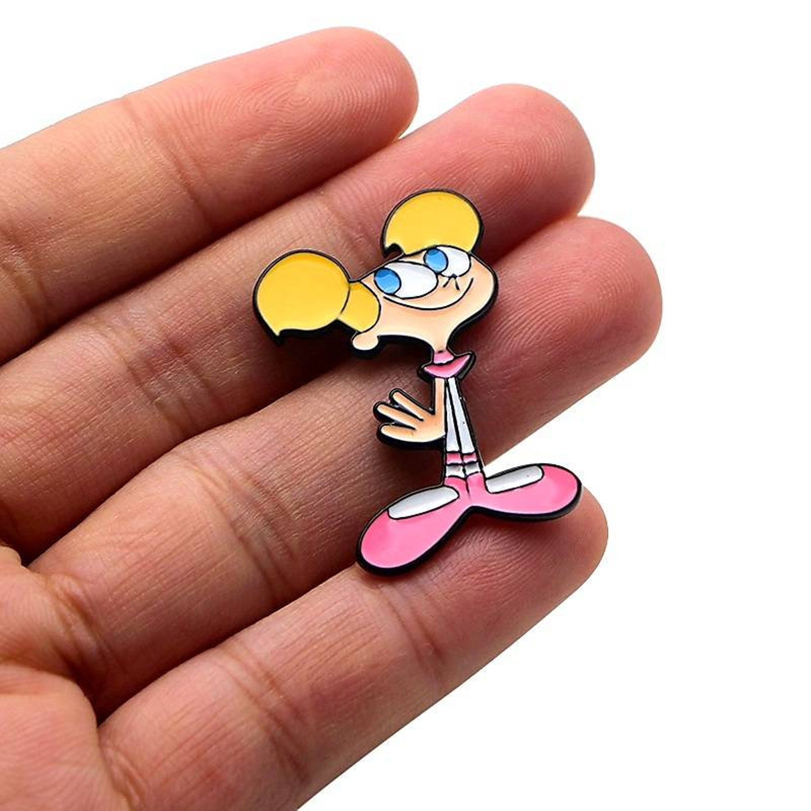 Dexter's Laboratory Cartoon Enamel Pin , Dee Dee Character Pin , Enamel ...