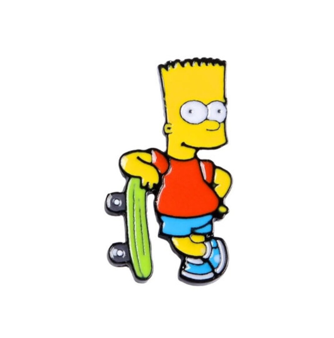 Bart Simpson Enamel Pin the Simpsons Family Cartoon Character | Etsy