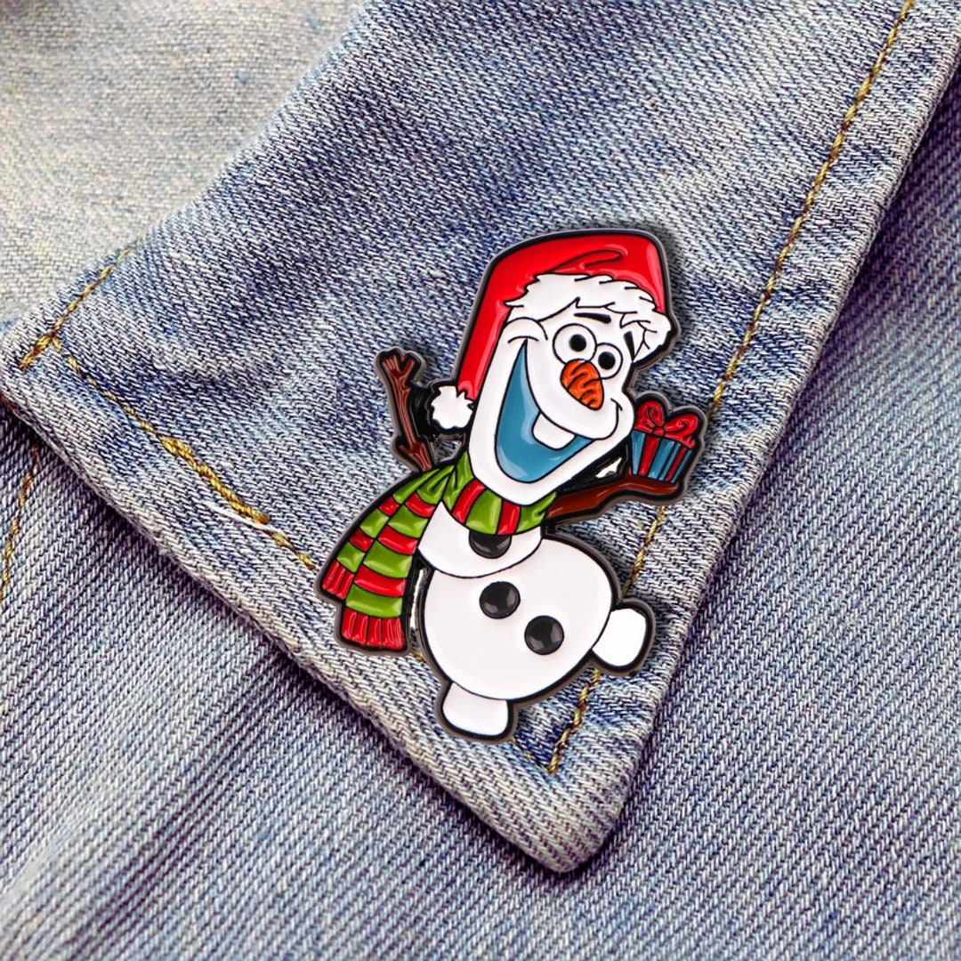 Olaf Frozen Cartoon Character Custom Enamel Pin,cute Enamel Pin,bag ...