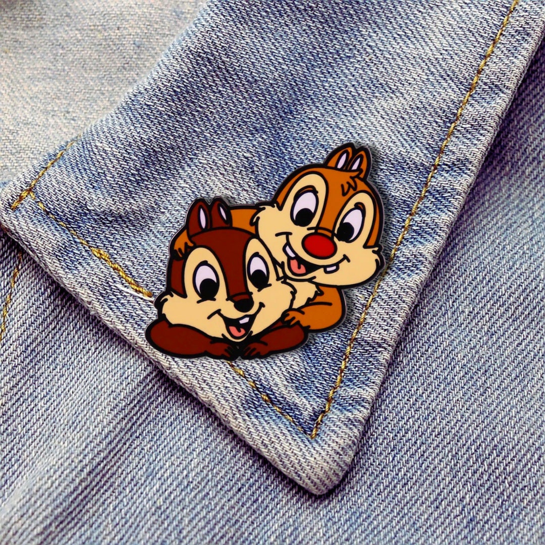 Chip and Dale the Rescue Rangers Cartoon Character Enamel Pin,the ...