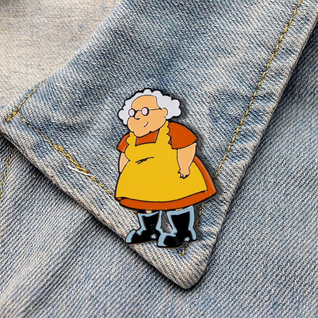 Muriel Cartoon Character-courage the Cowardly Dog Enamel Lapel - Etsy