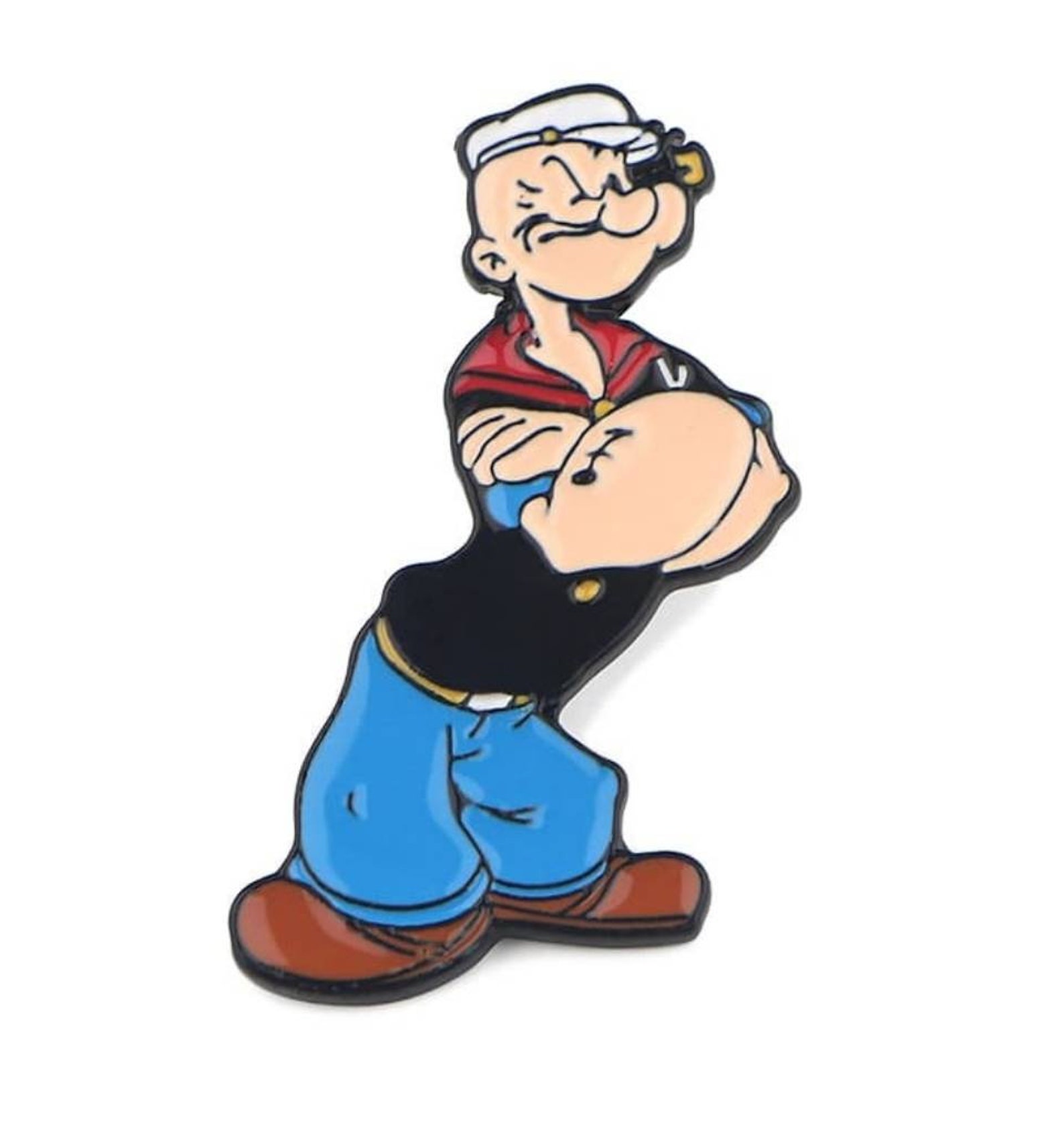 Popeye Enamel Pin Cartoon Character cute Enamel Lapel Pin - Etsy