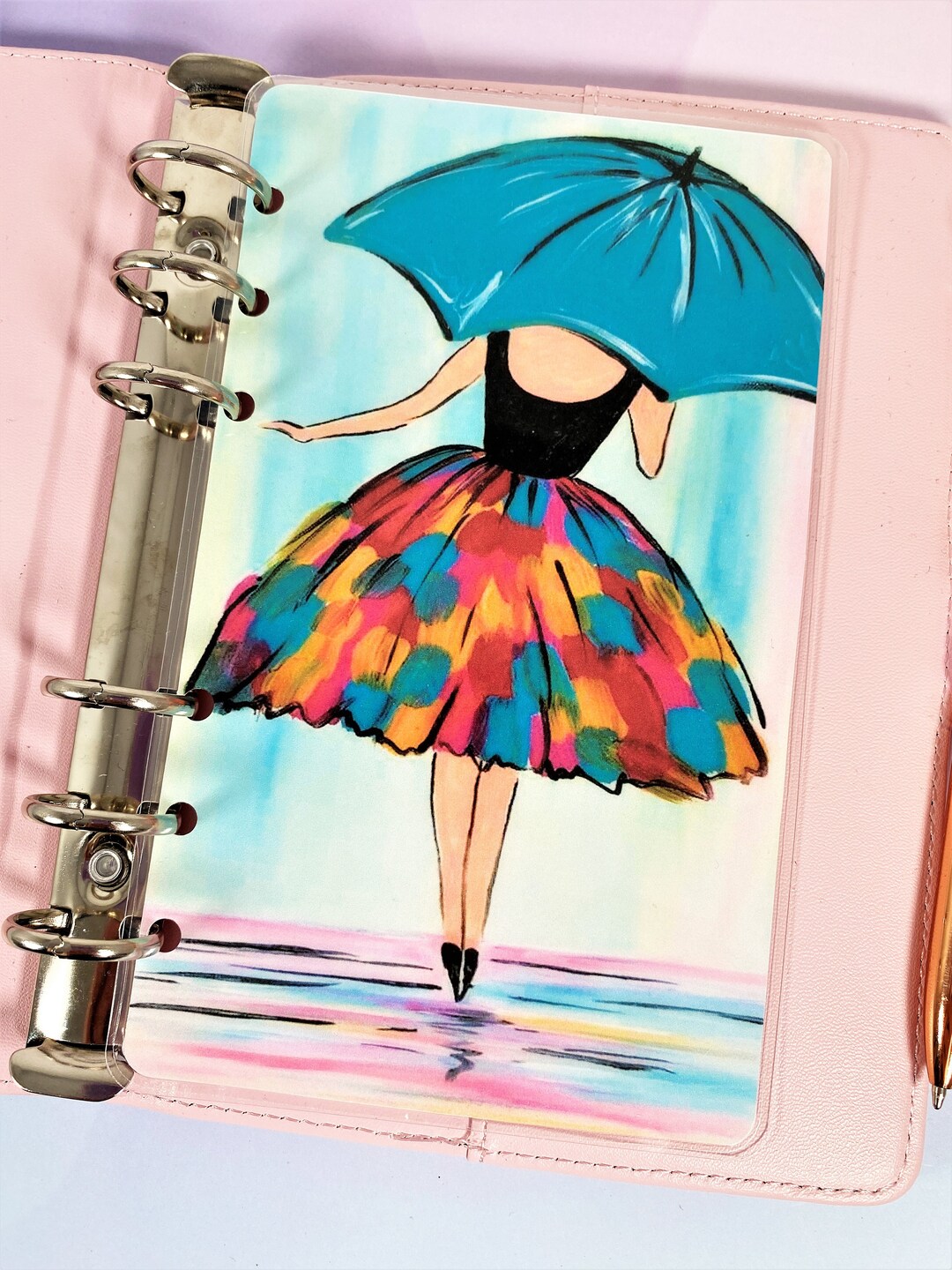 Fashionista Planner Dashboard Insert: Laminated Agenda Accessory ...