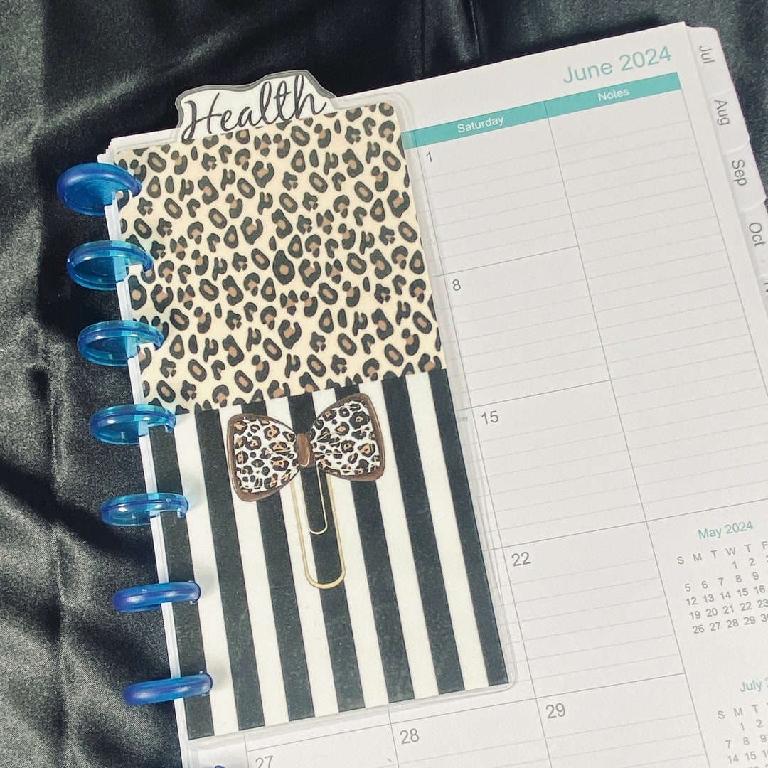 Leopard Print Planner Dashboard: Handmade Tabbed Organizer - Etsy