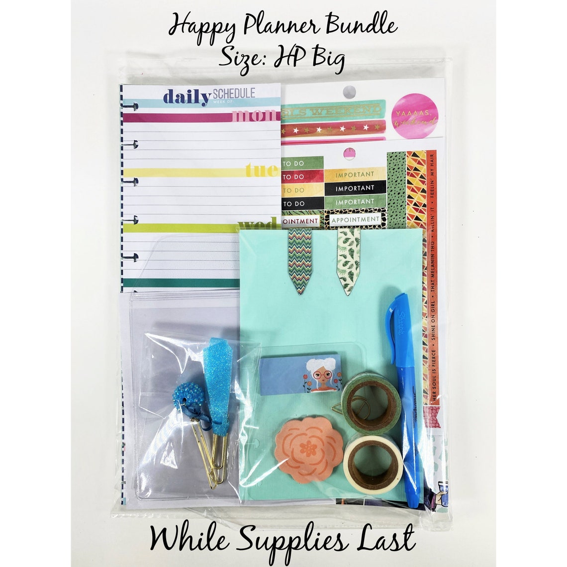 Happy Planner Big Accessory Kit Gift Set Planner Insert - Etsy