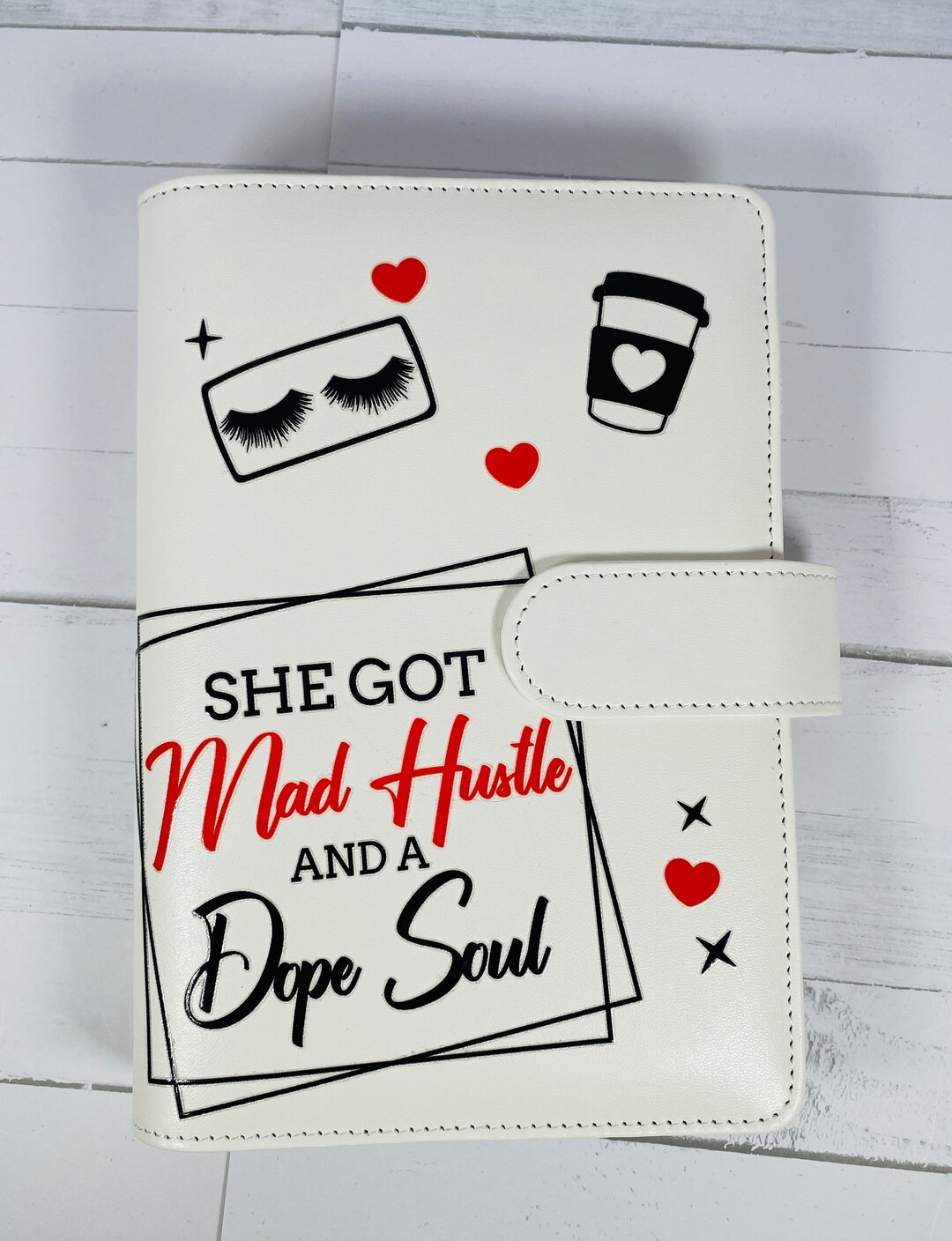 Girl Boss Hustle Planner Binder: UT DTF Transfer Christmas Gift - Etsy