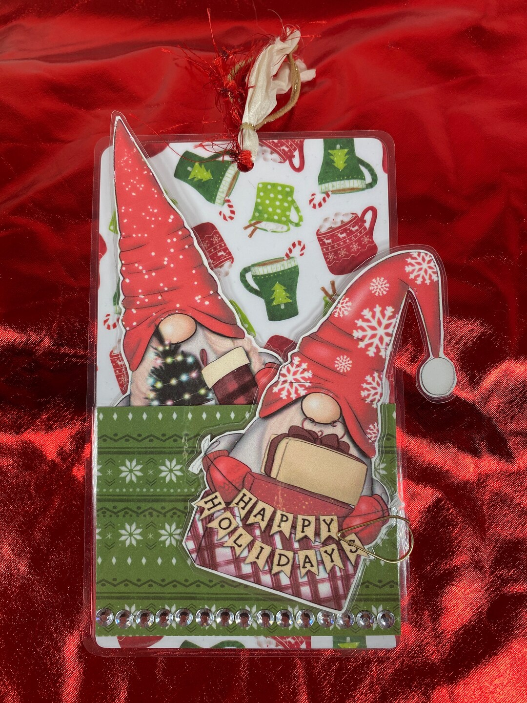 Christmas Gnome Loaded Pocket Page Marker, Gnome Planner Bookmark, HP ...