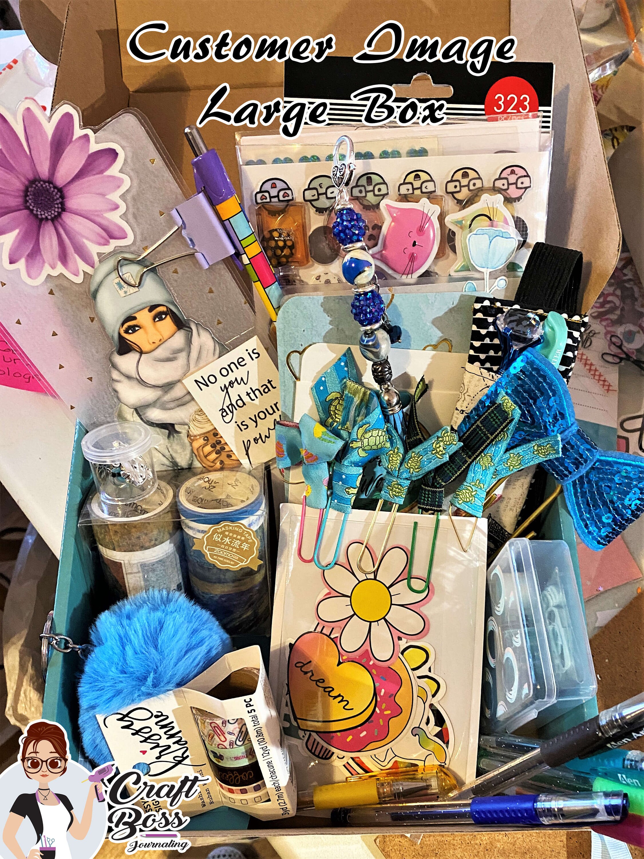 Craft Mystery Box Journal Accessories Embellishment Junk - Etsy