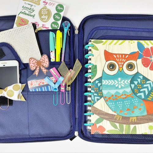 Planner Tote Bag Erin Condren Happy Plum Paper Planner | Etsy