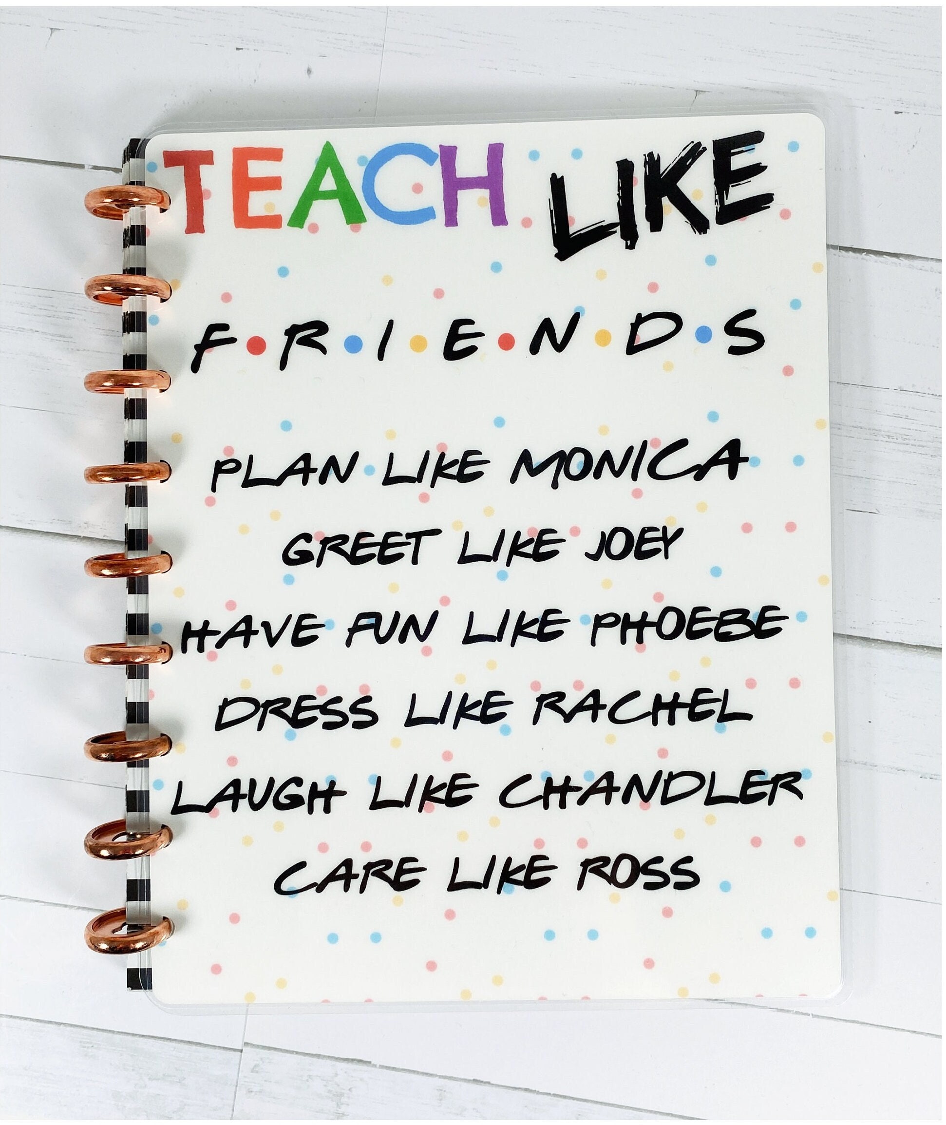 Friends TV Show Planner Cover Set Teach Like Friends Covers - Etsy