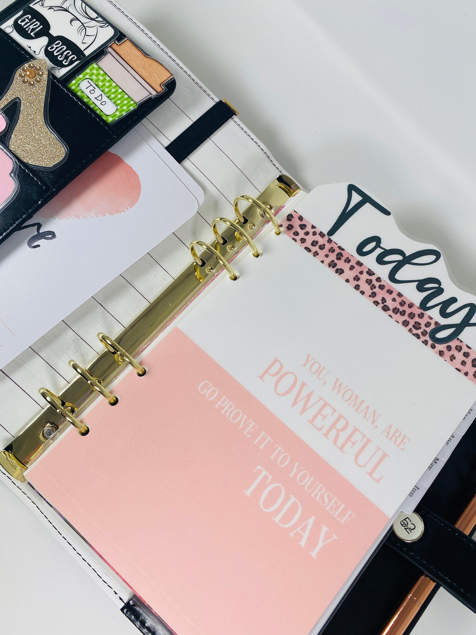 Planner Dashboard Insert Inspirational Dashboard Happy - Etsy