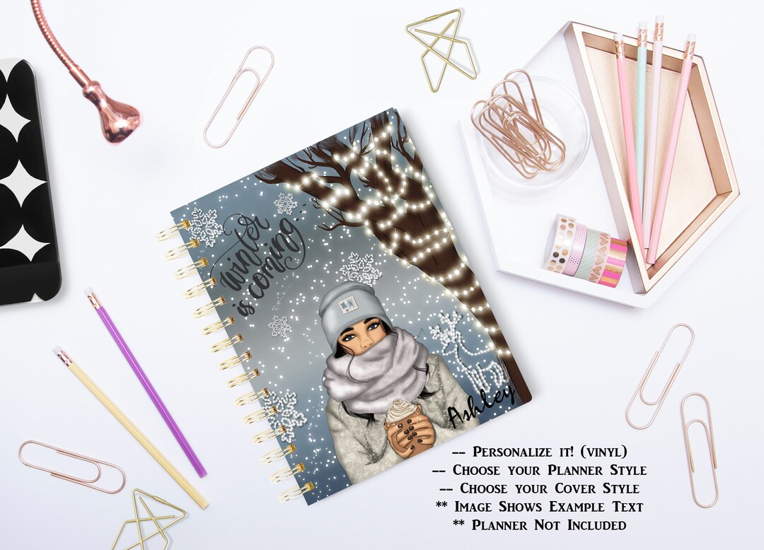 Christmas Planner Cover, Planner Dashboard, Happy Planner, Handmade, A5 ...