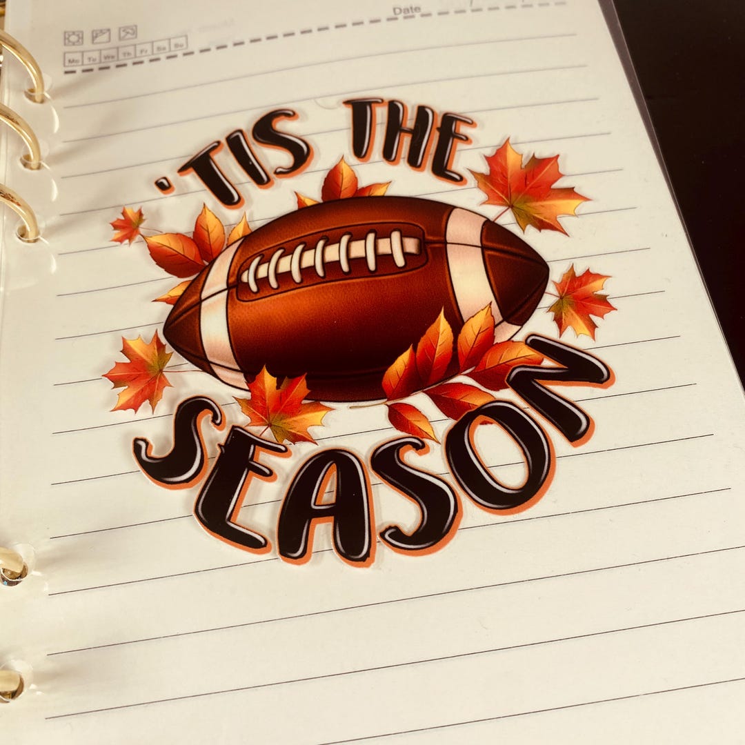 A5 Football Planner Dashboards, A5 Dividers, Inserts for Your Binder ...