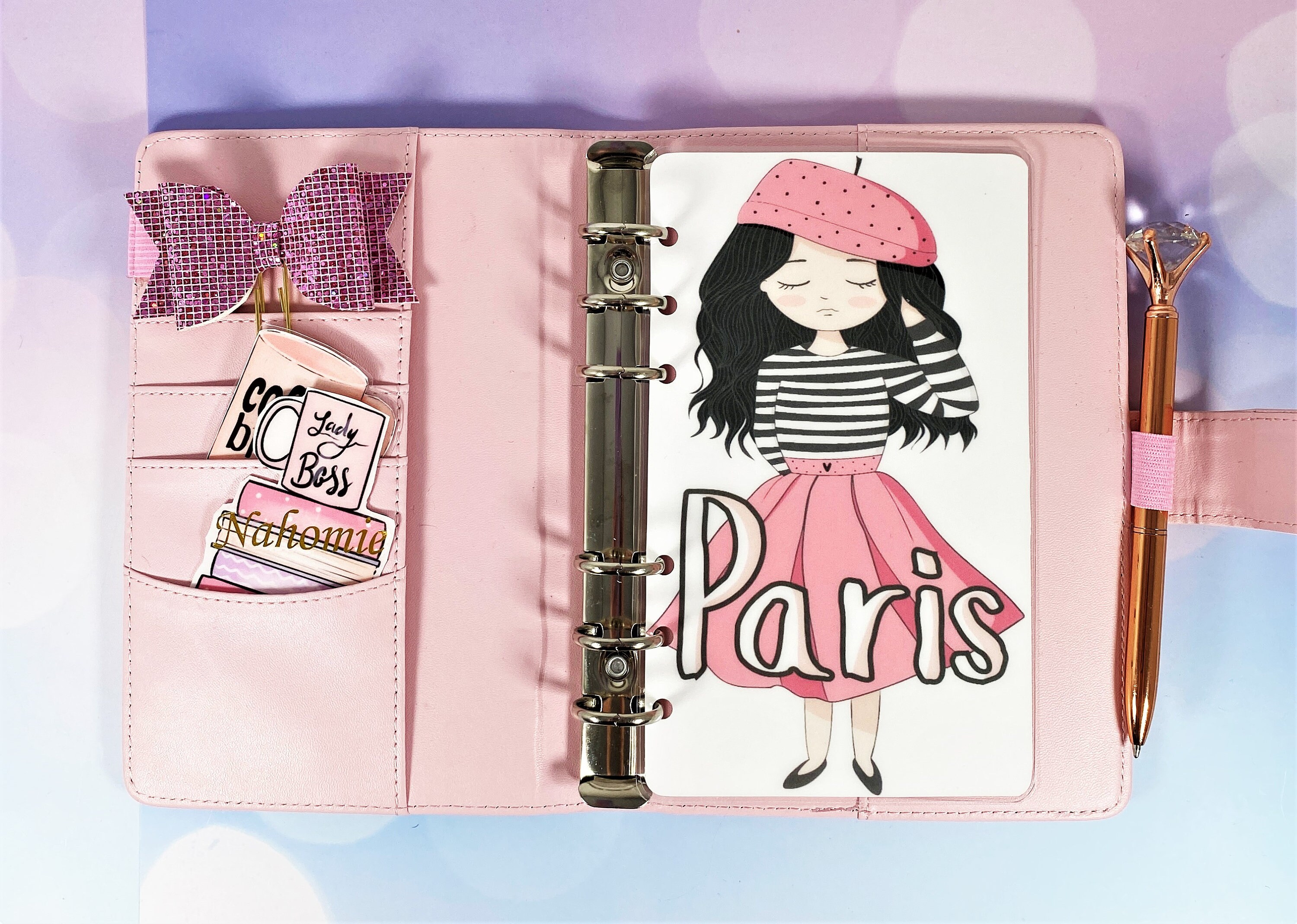 Paris Themed Cover for Happy Planner Dashboards for Binders - Etsy