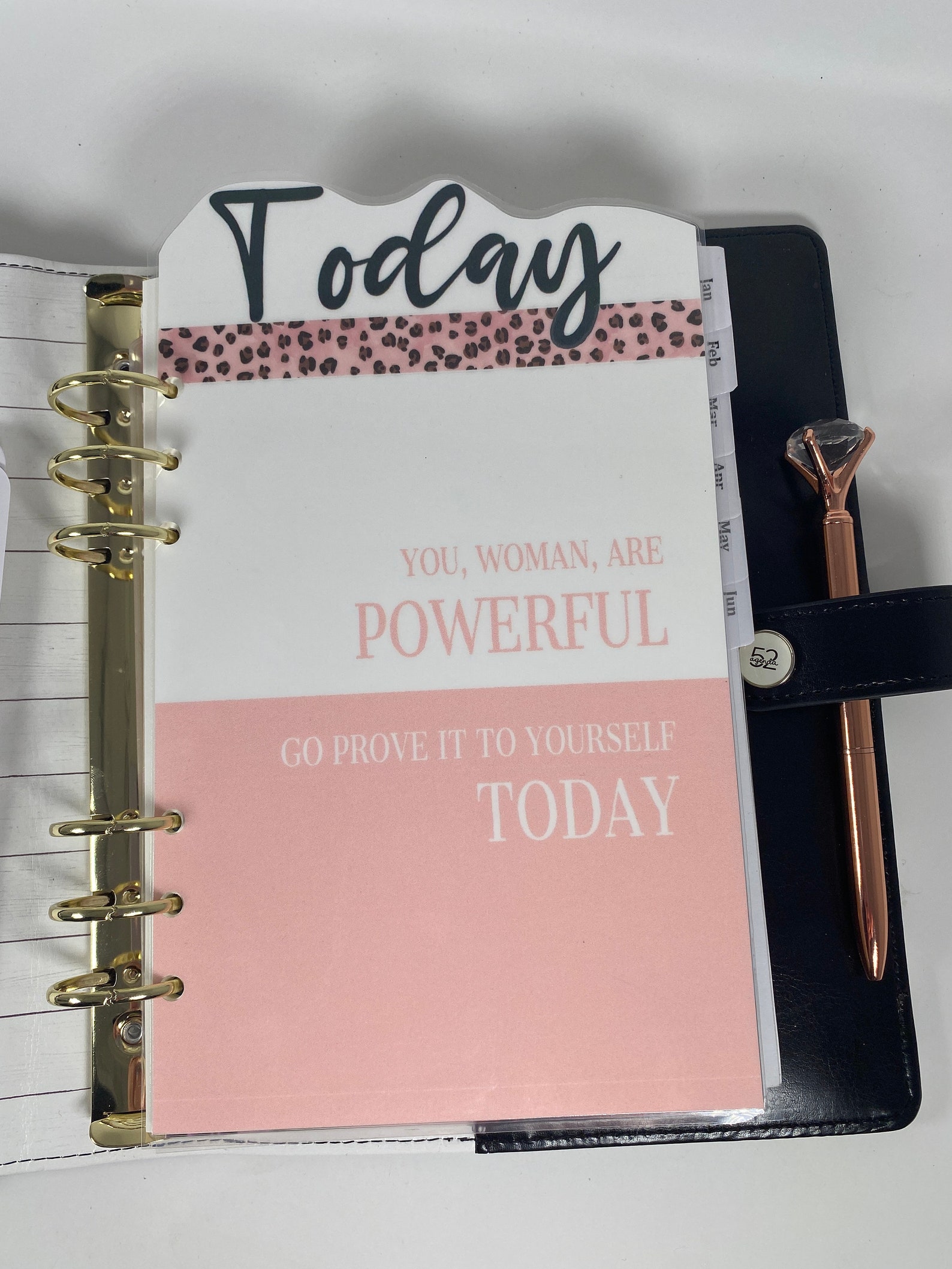 Planner Dashboard Insert Inspirational Dashboard Happy - Etsy