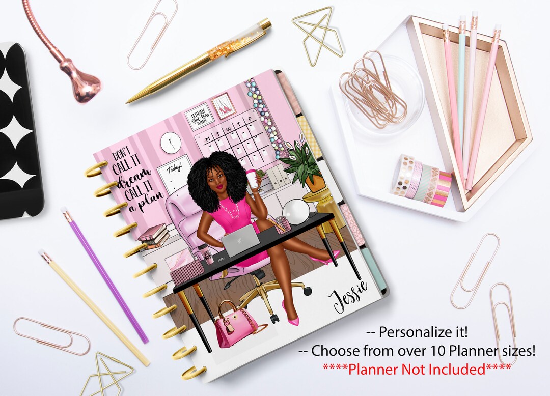 Girl Boss Planner Cover Set: Personalized Planner Dashboards Christmas ...