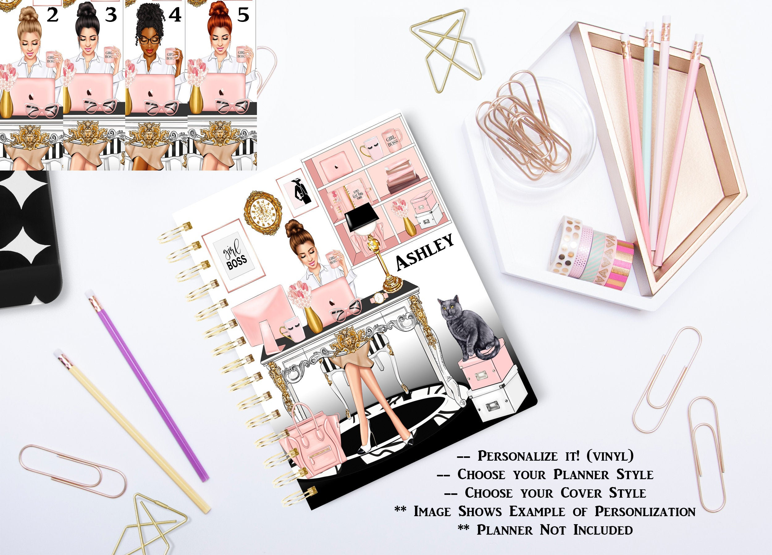 Paper & Party Supplies Covers for Happy Planner Personalize Accessories ...