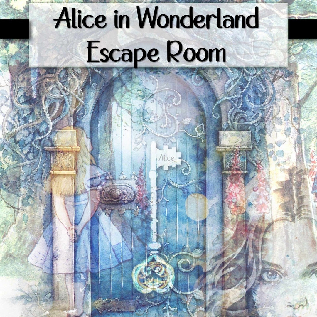 Alice in Wonderland Escape Room for Kids Puzzles, Alice in Wonderland ...