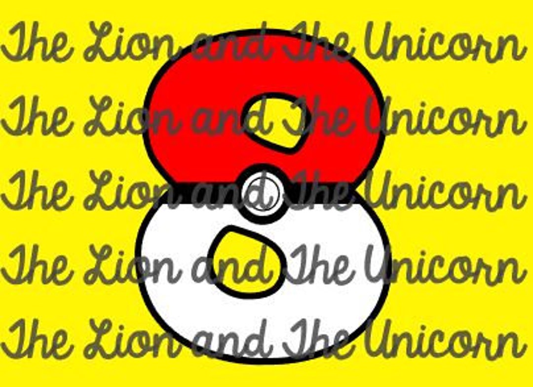 Pokeball Pokemon Number 8 ONLY Alpha SVG Format Only - Etsy