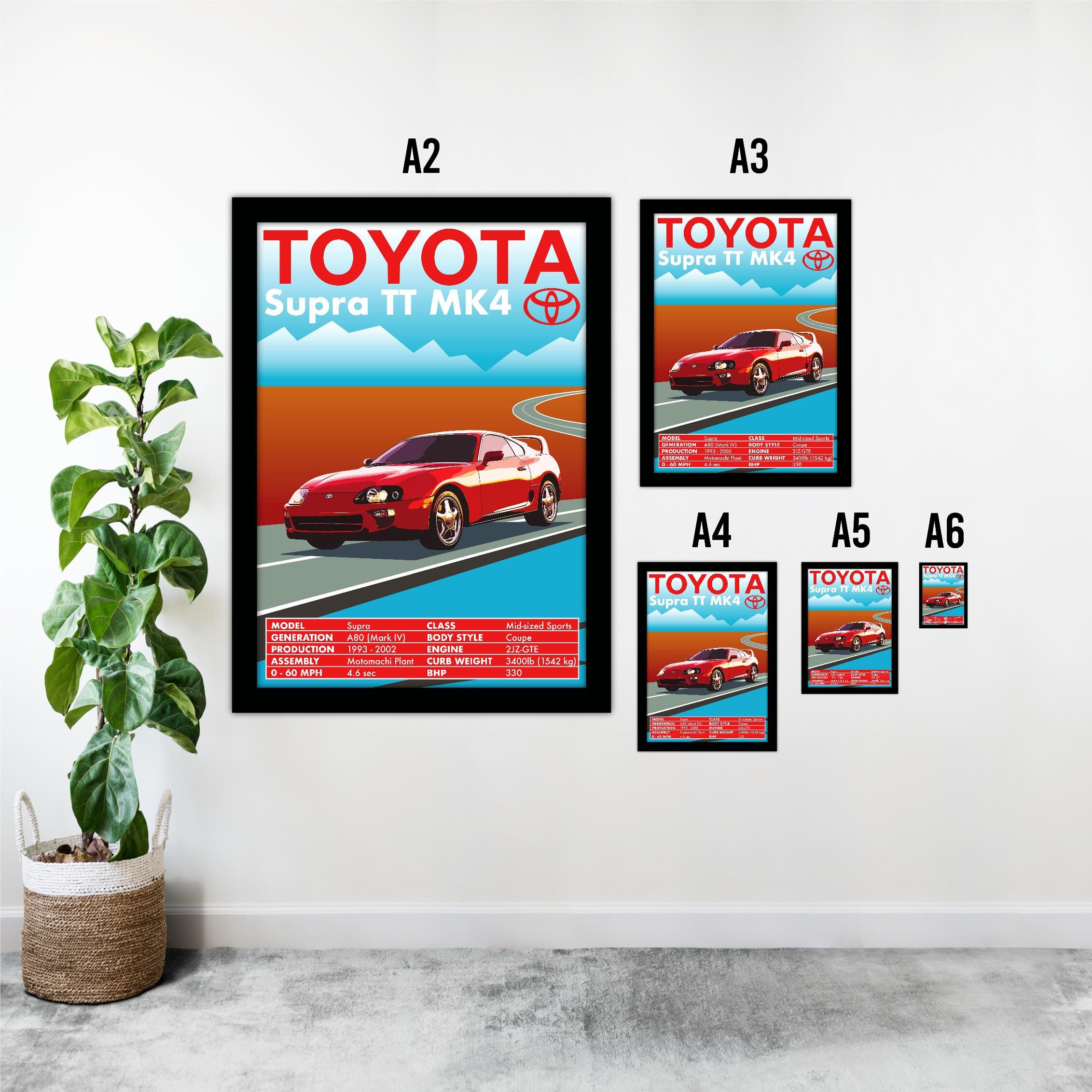 Toyota Car Advertising Posters