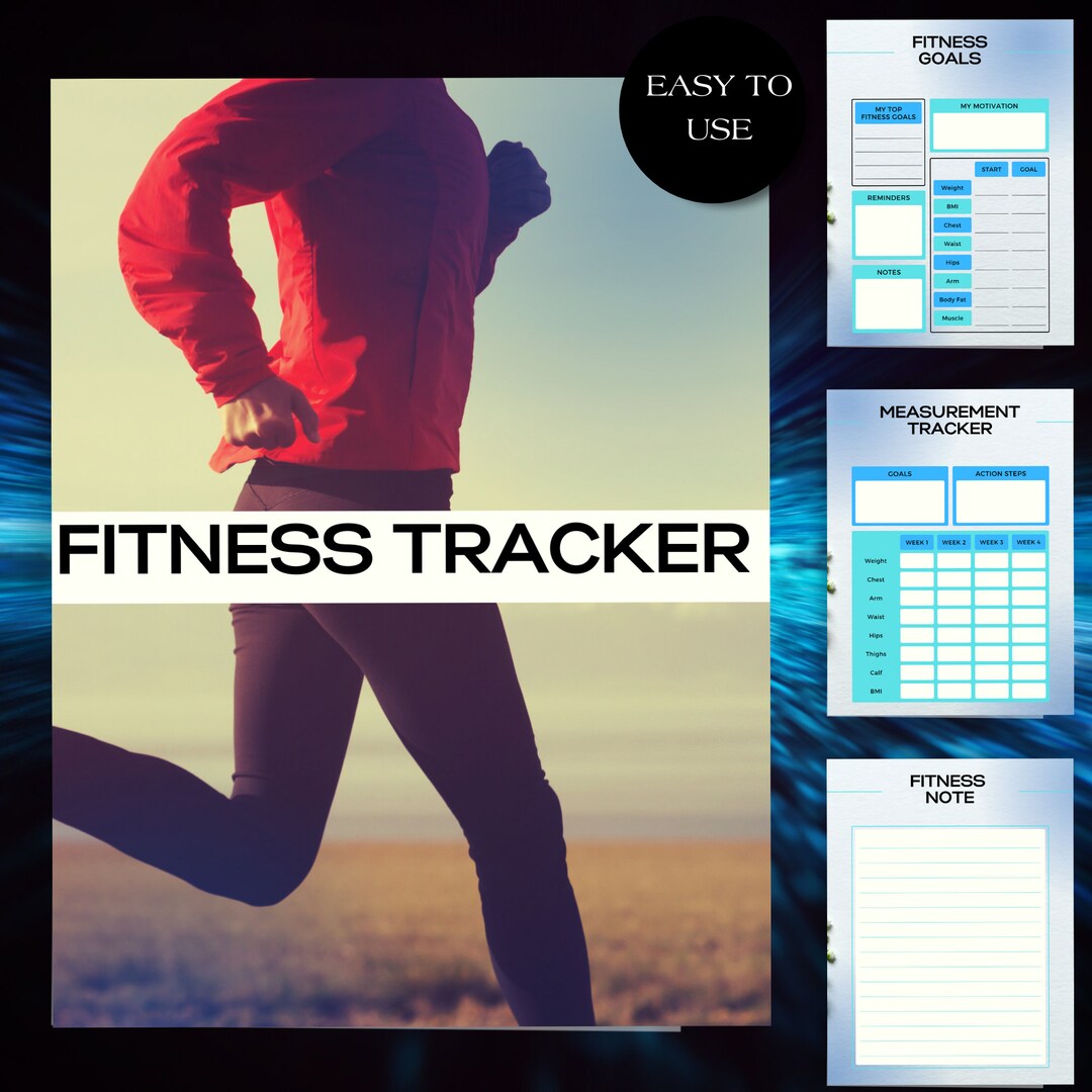Printable Fitness Planner| 2024 Fitness Planner,white Label Fitness ...