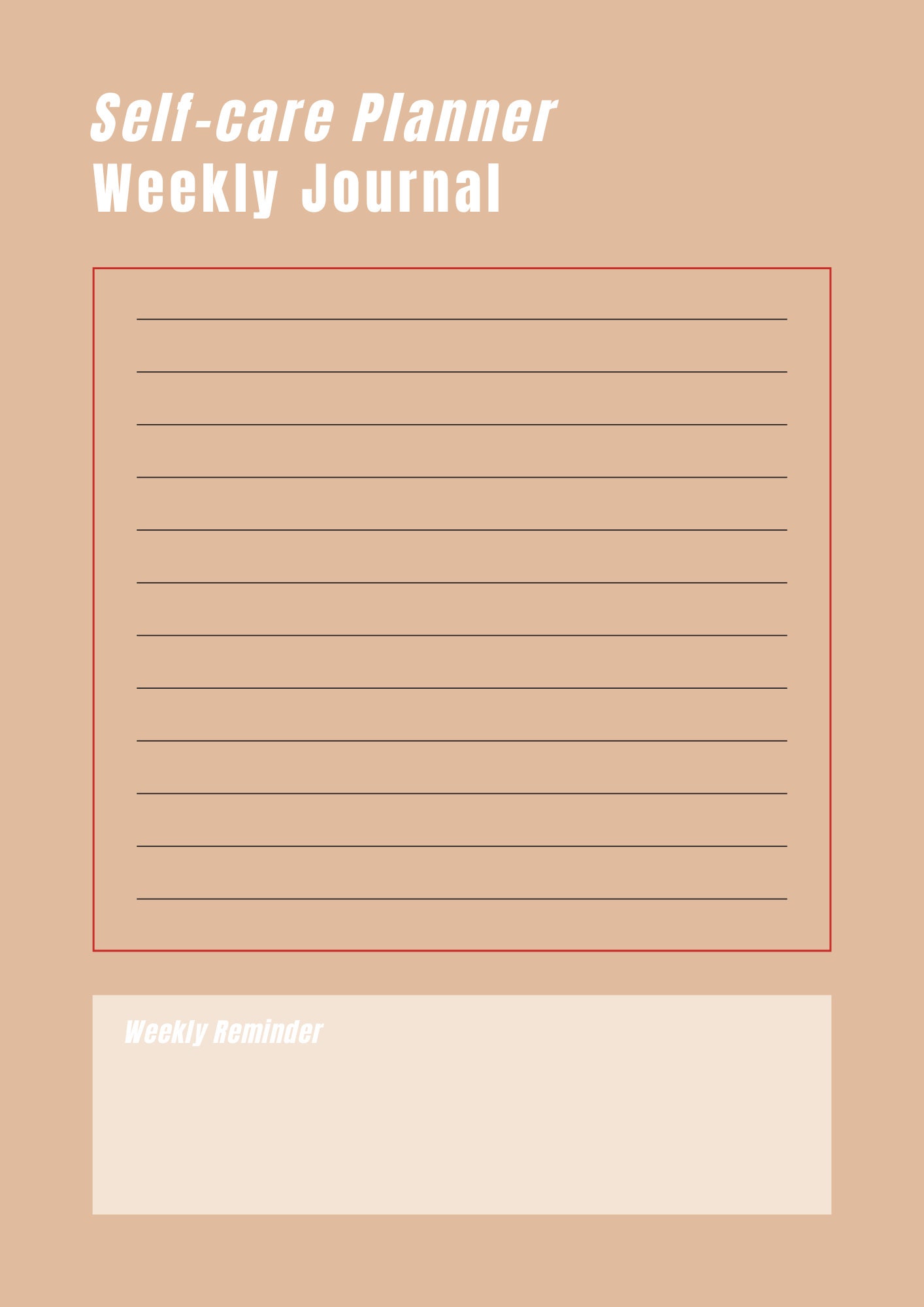 SELF CARE PLANNER| Self Care Selfcare,self Care for Moms,self Care ...