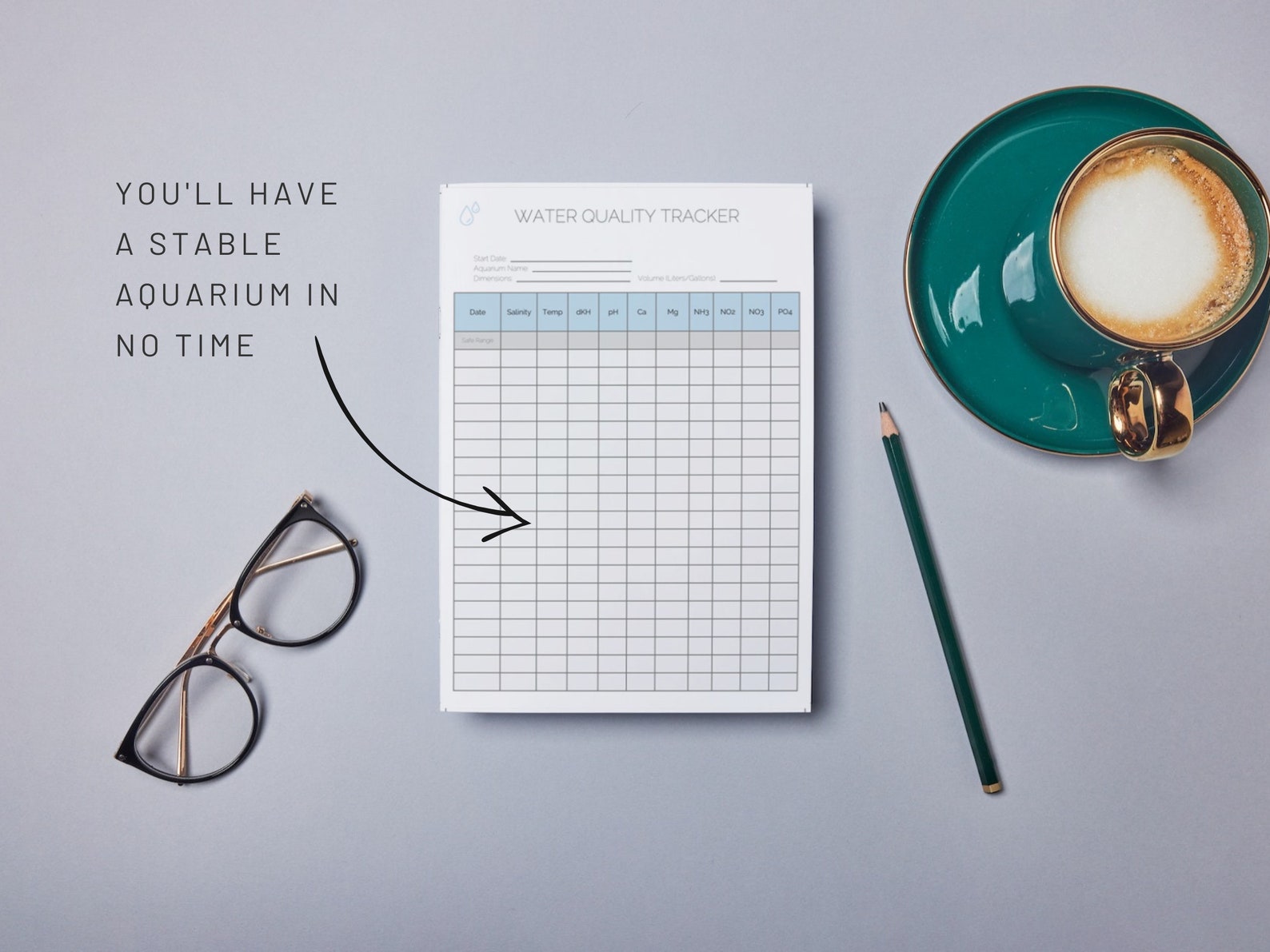 Saltwater Aquarium Maintenance Log Book, Marine Saltwater, PDF, Fish ...