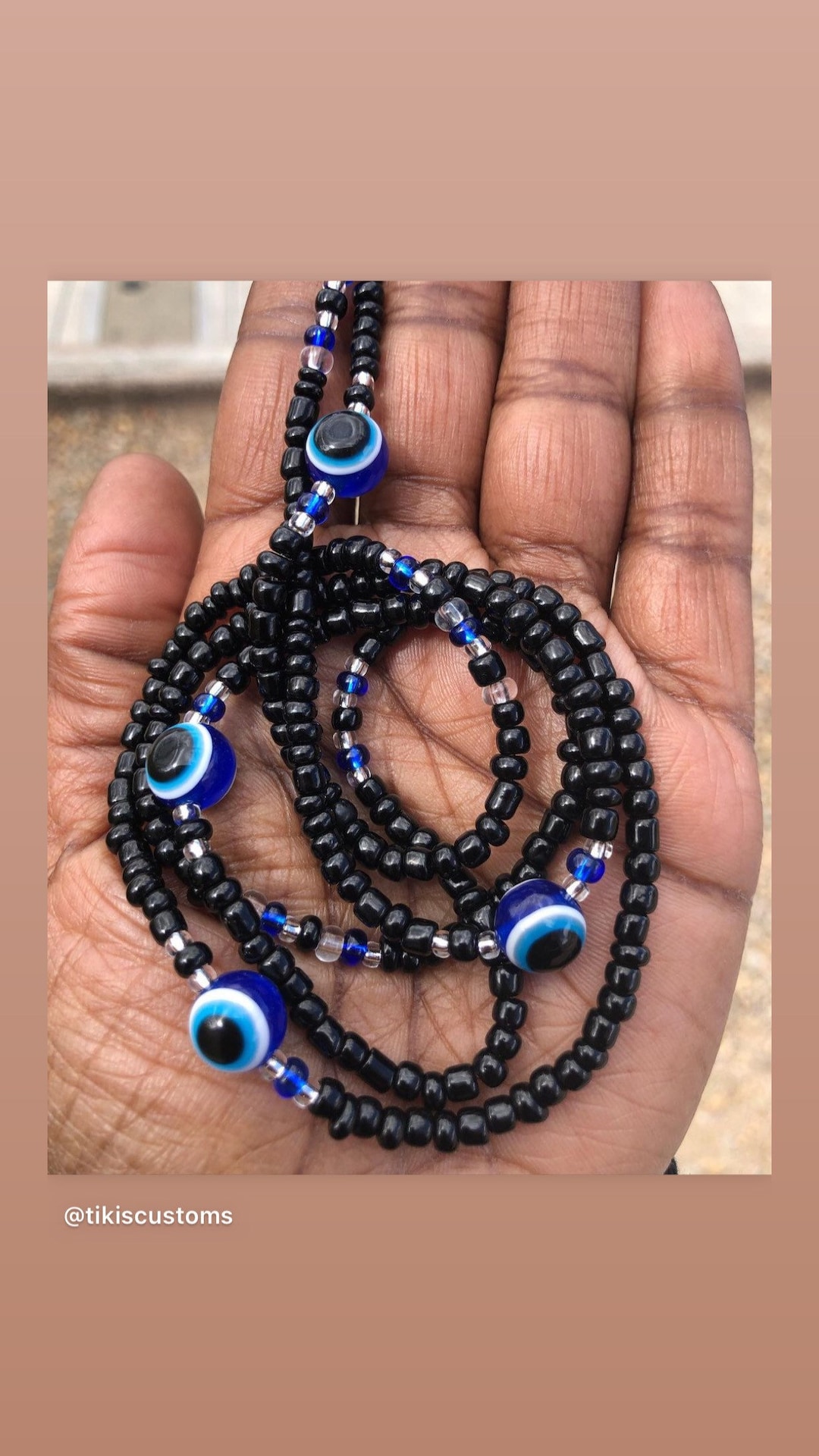 Evil Eye Waist Beads - Etsy