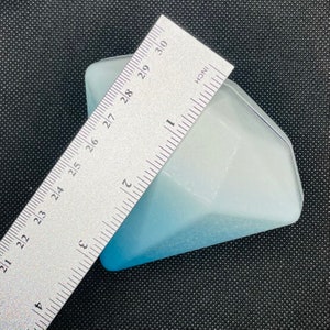 3-D DIAMOND-SHAPED Molded Storage Tin for PADDYWAXX, Etc.. Sturdy Metal ...