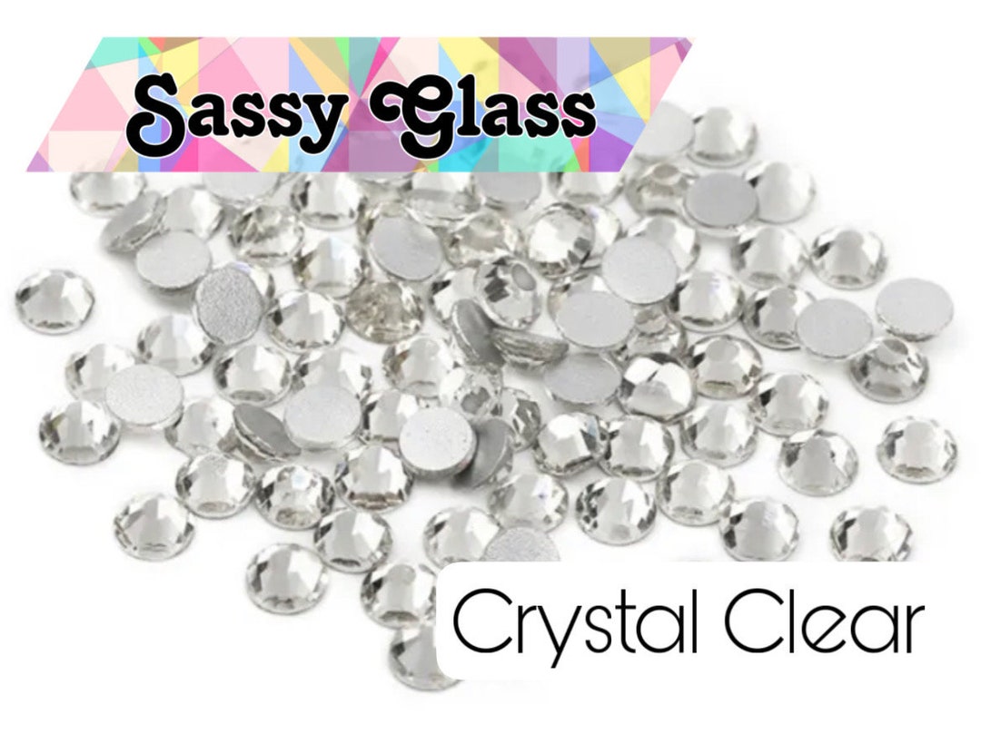 SASSY GLASS~ True Glass ~(crystal CLEAR) Round Drills {diamond Painting ...
