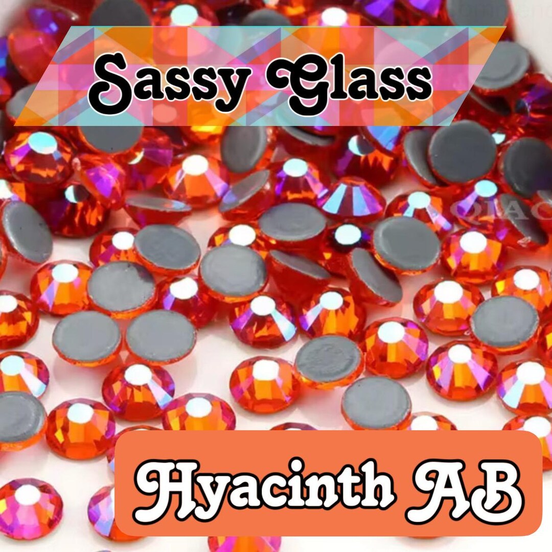SASSY GLASS~ True Glass ~(hyacinth AB) Round Drills {diamond Painting ...