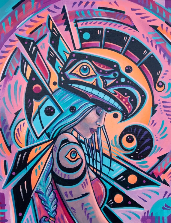 Stephanie Littlebird Fogel transformation 52x67cm - Etsy