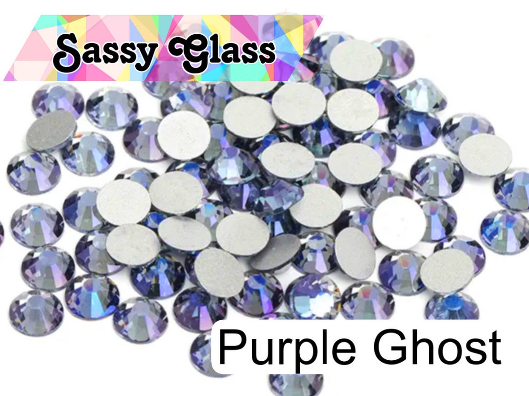 SASSY GLASS~ True Glass ~(PURPLE Ghost) Round Drills {diamond Painting ...