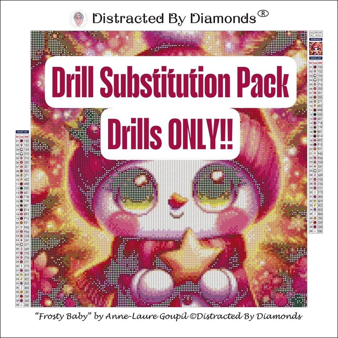 DRILLS ONLY Drill Substitution Pack for frosty Baby Sassy Glass ...