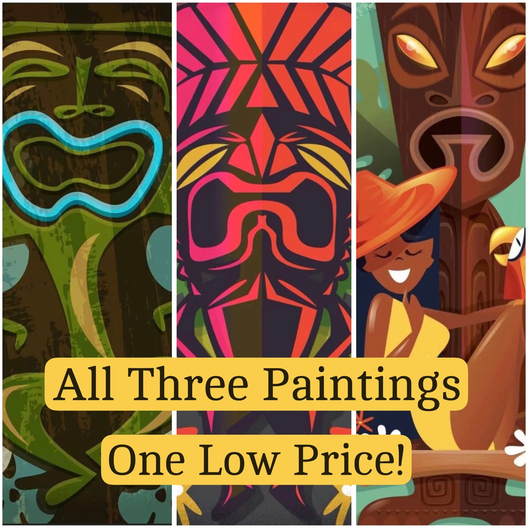 Tiki Triomid Century Decordistracted by Diamonds Diamond Painting Kits ...