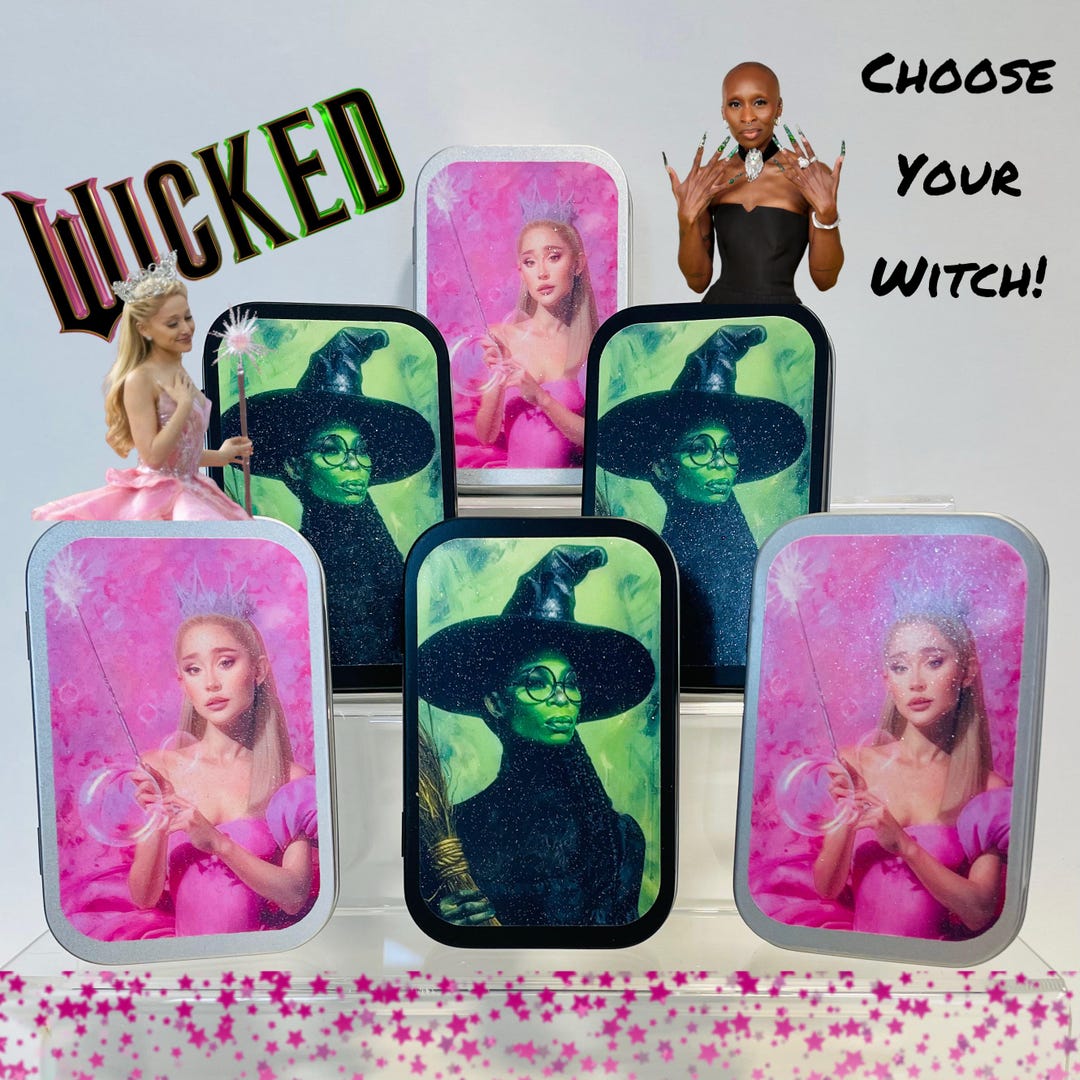 WICKED {elphaba or Glinda} |limited Edition| Paddywaxx Bundle ~storage ...