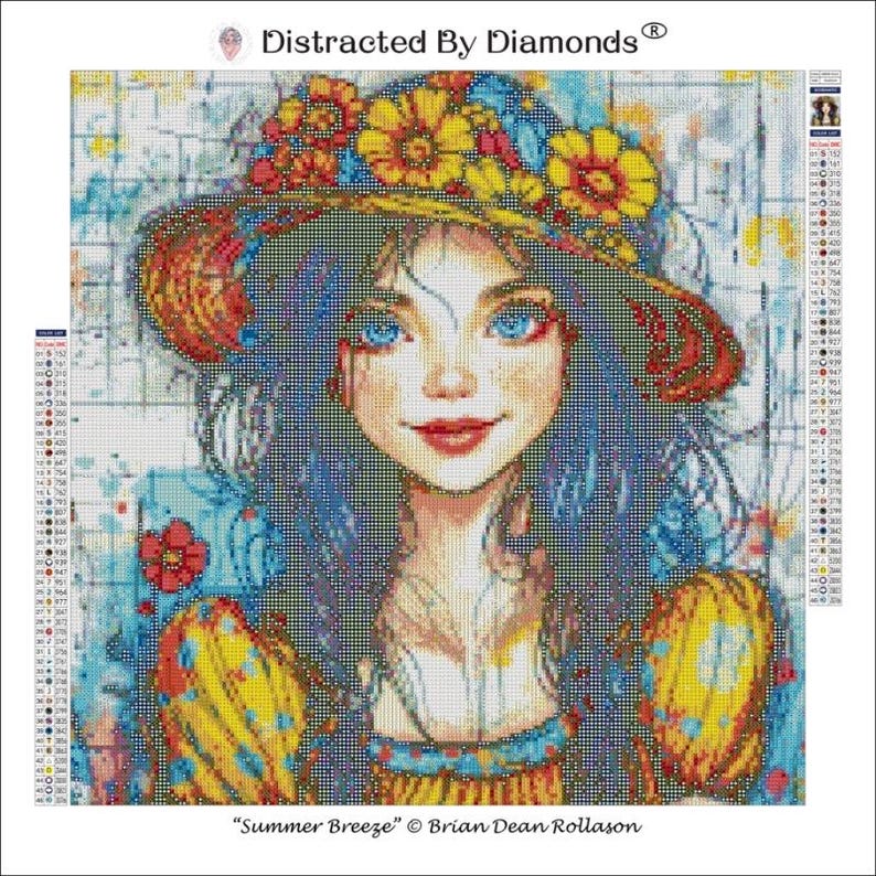 SUMMER BREEZE Brian Dean Rollason {round} Distracted by DIAMONDS ...